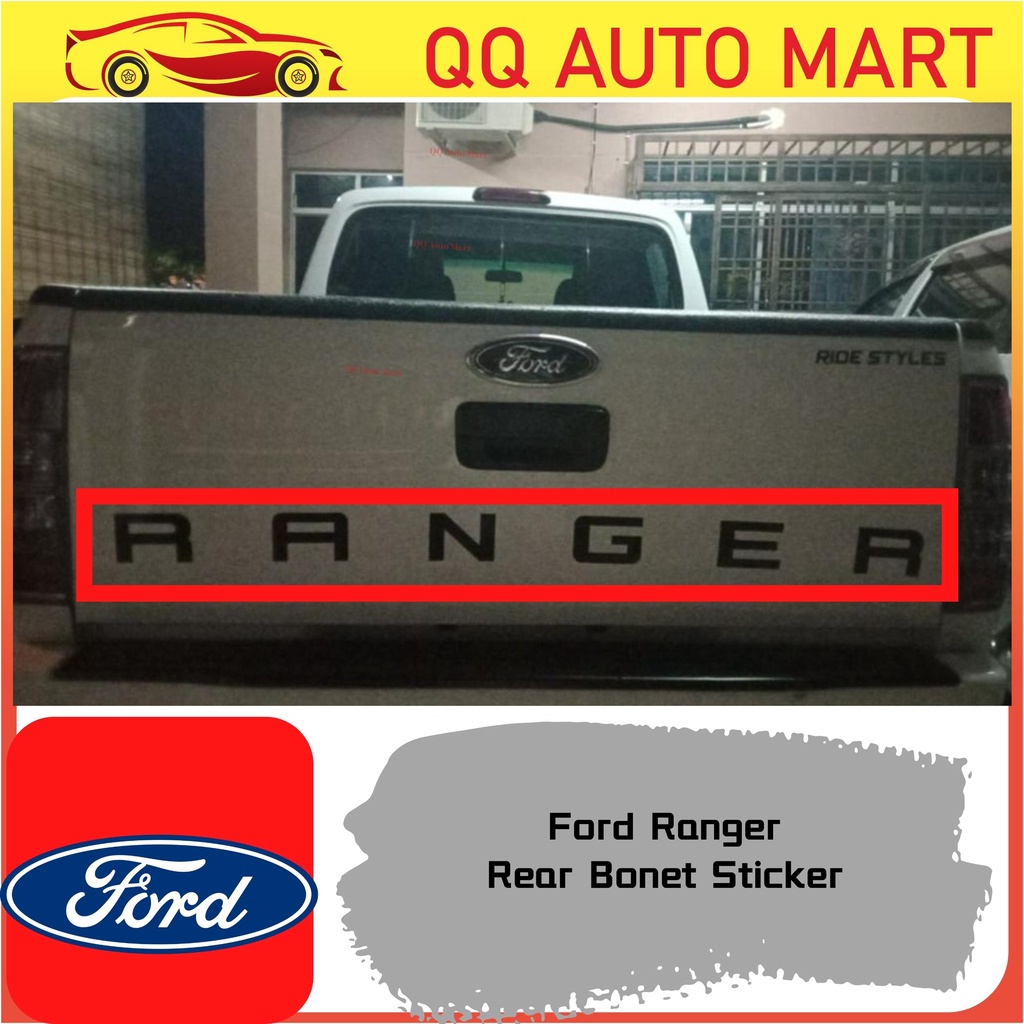 Ford Ranger Rear Bonet Sticker | Shopee Malaysia