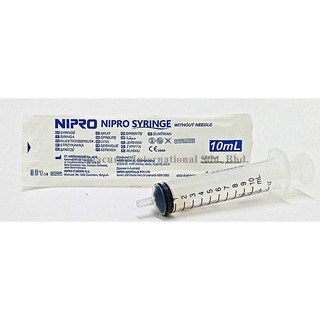 Nipro Syringe 5ml W/O Needle Luer Slip (1'S) | Shopee Malaysia