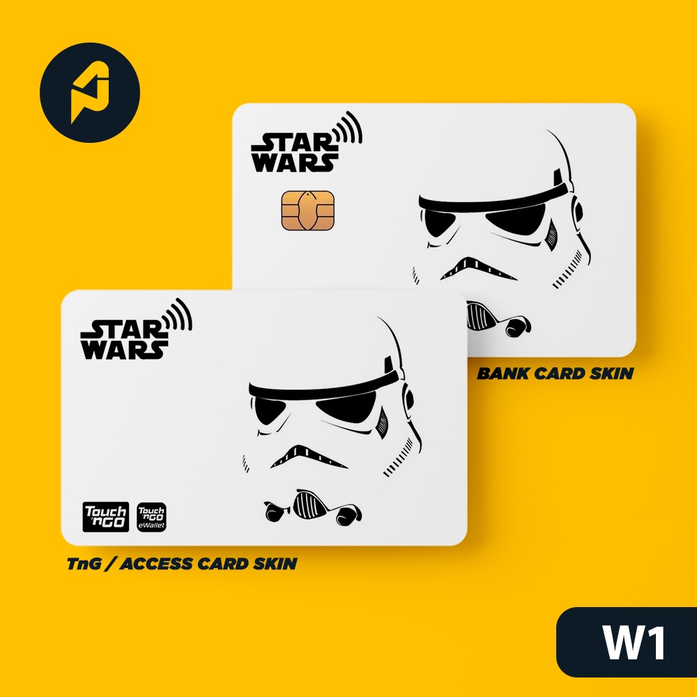 White Series - Touch n Go Sticker, Access Card Cover , ATM Card Sticker ...