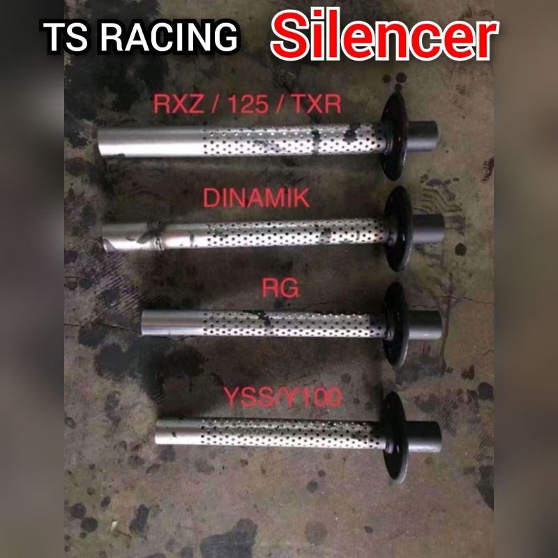 TS RACING SILENCER (FOR STD CHAM AND PIPE ON 2 STROKE PIPE USE ...