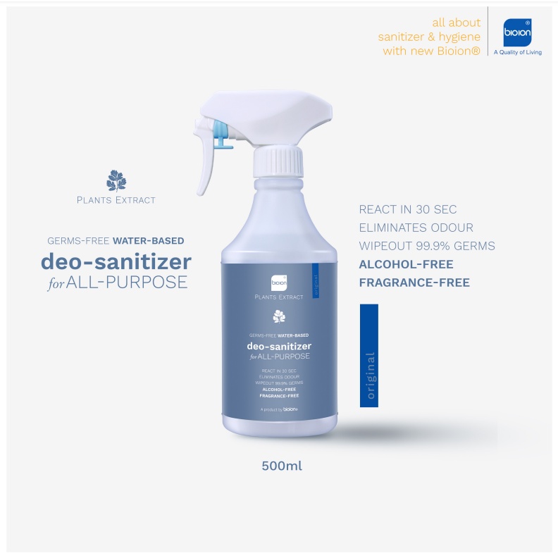 Bioion deo-sanitizer for all-Purpose | Shopee Malaysia