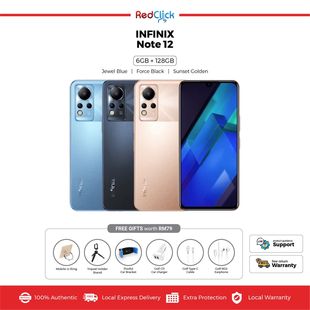 Infinix Note 12 (G88) Price in Malaysia & Specs - RM699 | TechNave
