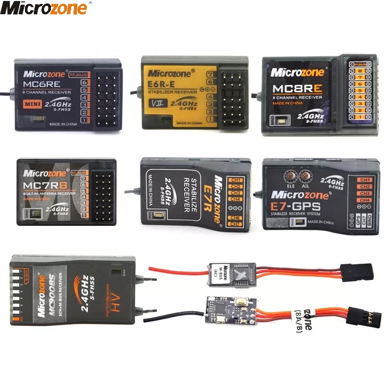 MicroZone MC6RE MC7RB MC9002 MIni M-SBUS Receiver 6CH MC8RE 8CH For ...