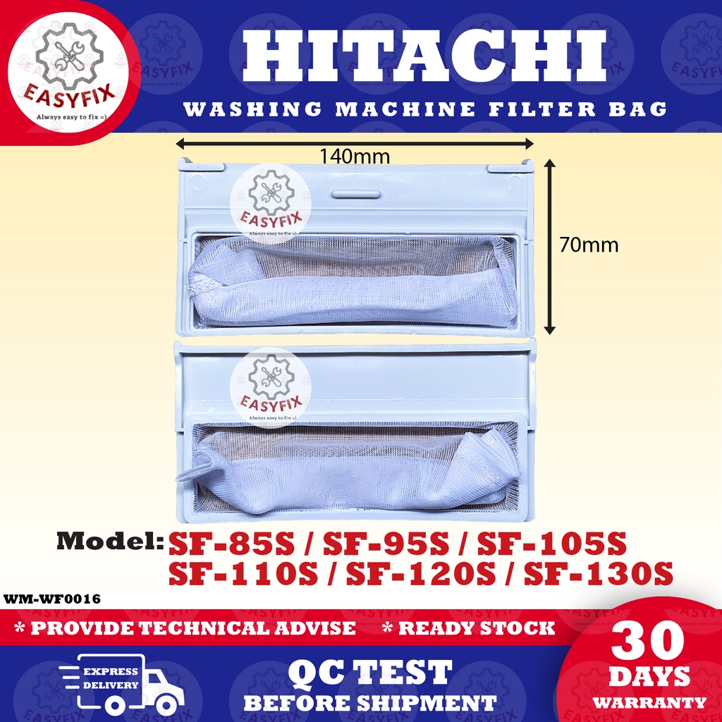 SF-85S / SF-95S / SF-105S / SF-110S / SF-120S / SF-130S HITACHI WASHING MACHINE DUST FILTER ...