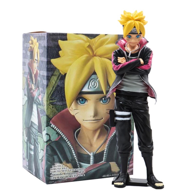 22cm Anime Naruto Next Generations GK Uzumaki Boruto Action Figure ...