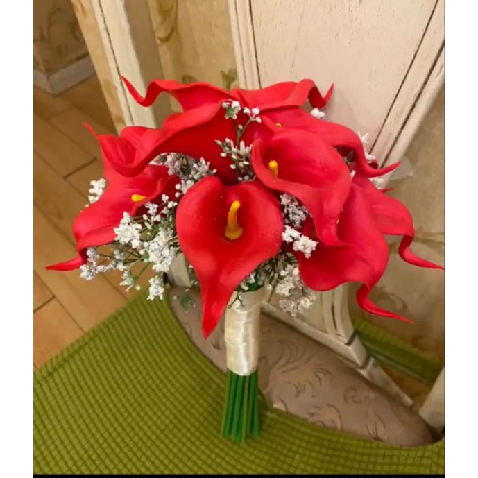 BUNGA TANGAN PENGANTIN LILY SIAP GUBAH BOLEH REQUEST ANY DESIGN ...