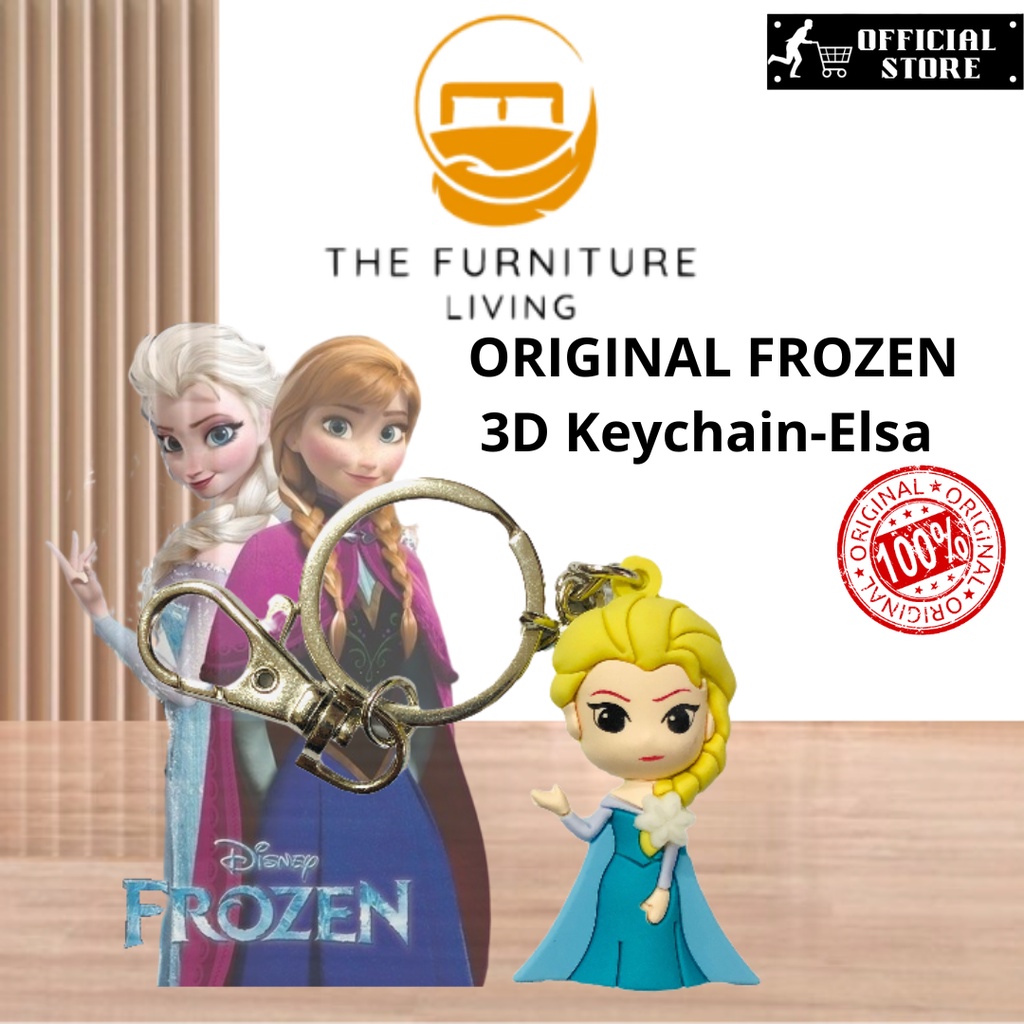 ORIGINAL FROZEN 3D Keychain For Kids- Elsa ITDH19016-Q | Shopee Malaysia