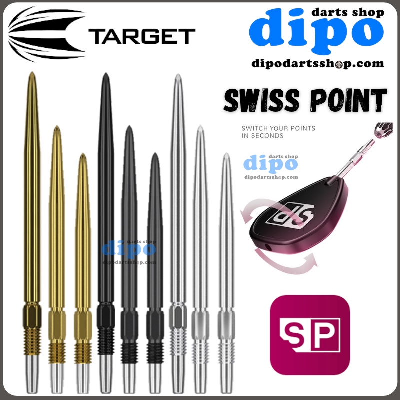 TARGET Darts Accessories - SWISS POINT ( Swiss Point Replacement ...