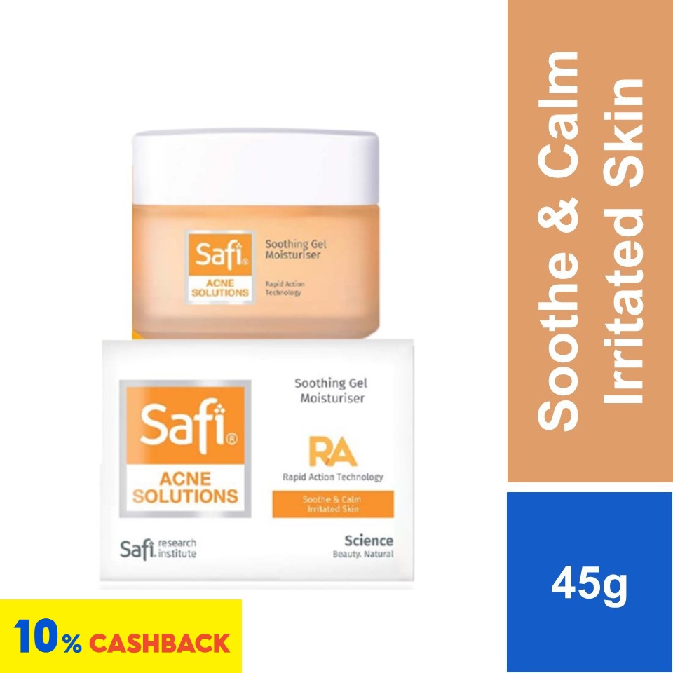 SAFI ACNE SOLUTION SOOTHING GEL MOISTURISER 45G | Shopee Malaysia