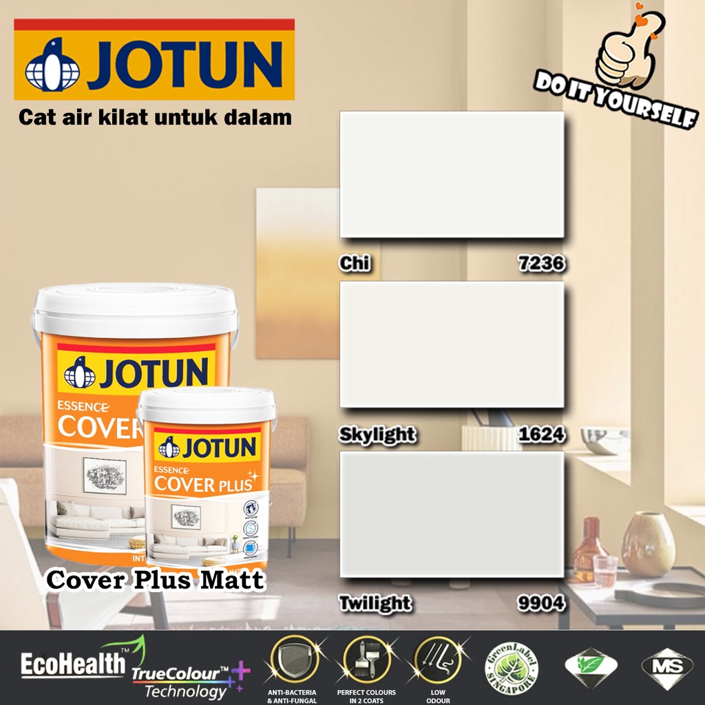 JOTUN ESSENCE COVER PLUS (Matt) INTERIOR MATT 1 Liter Chi 7236 ... JOTUN ESSENCE COVER PLUS (Matt) INTERIOR MATT 1 Liter Chi 7236 ...