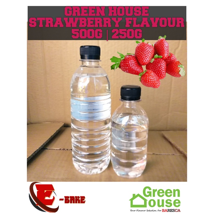 STRAWBERRY FLAVOUR COLOURLESS 500G | 250G | PERASA STRAWBERRY TIADA ...
