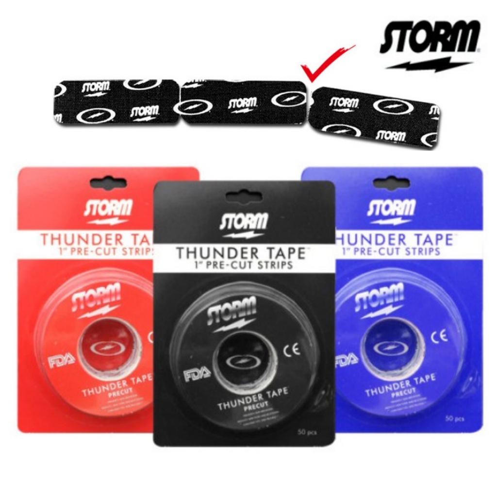 STORM Thunder Pre-Cut Timing Tape(50pcs) Bowling accessories | Shopee ...