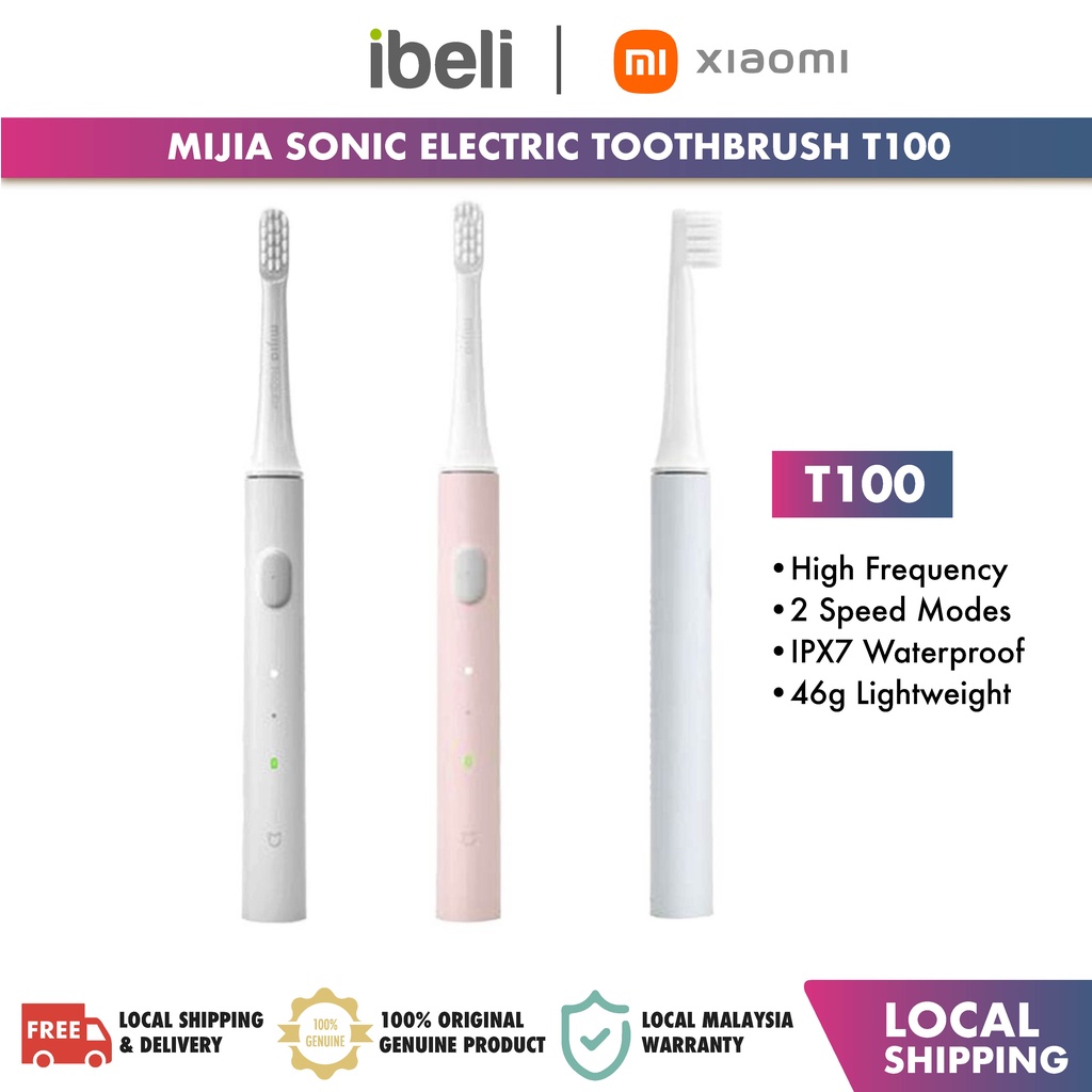 Original Xiaomi Mijia T100 Sonic Electric Tooth brush Adult Waterproof Ultrasonic automatic ...