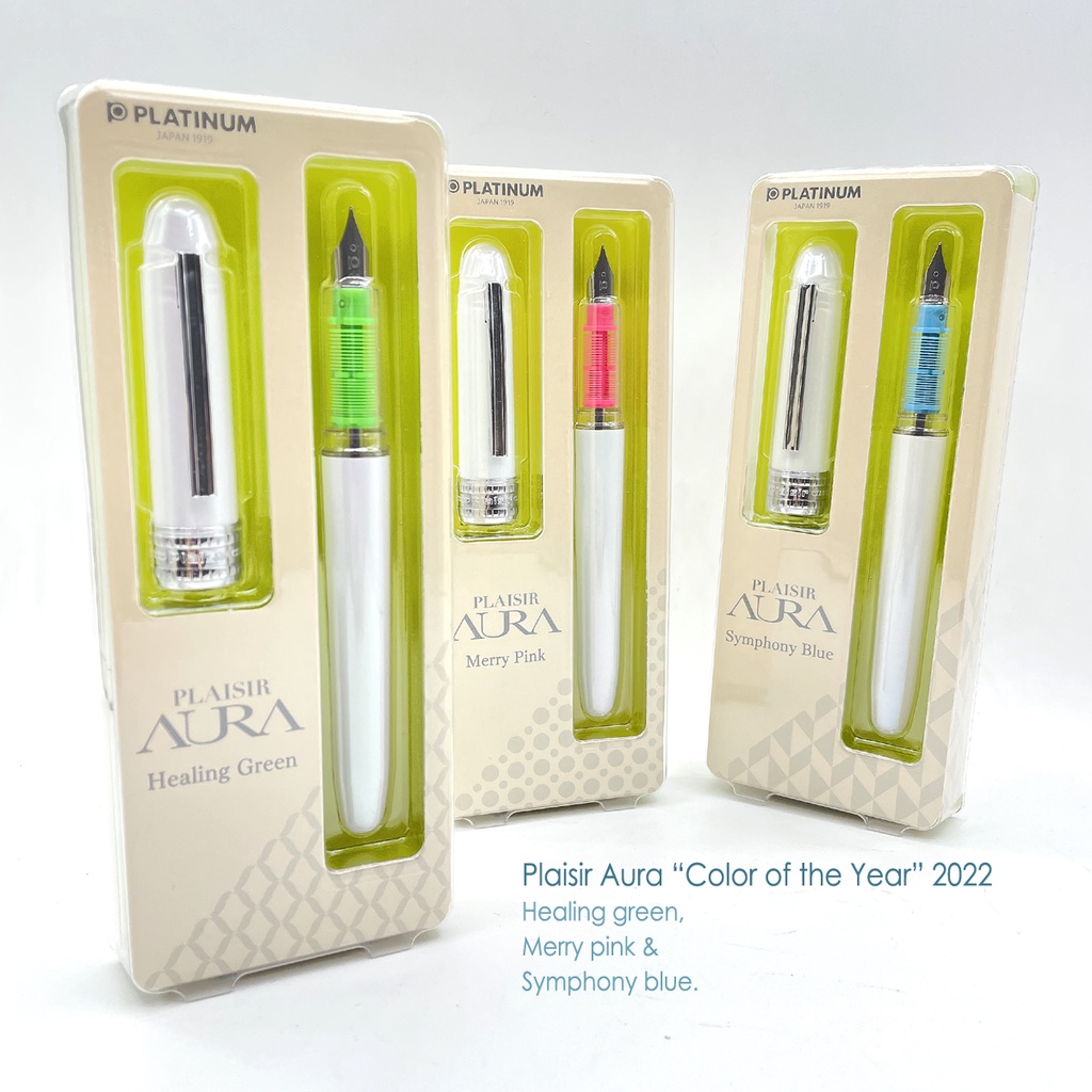 Platinum Pen Plaisir Aura Color of the Year 2022 Fountain Pen | Shopee ...