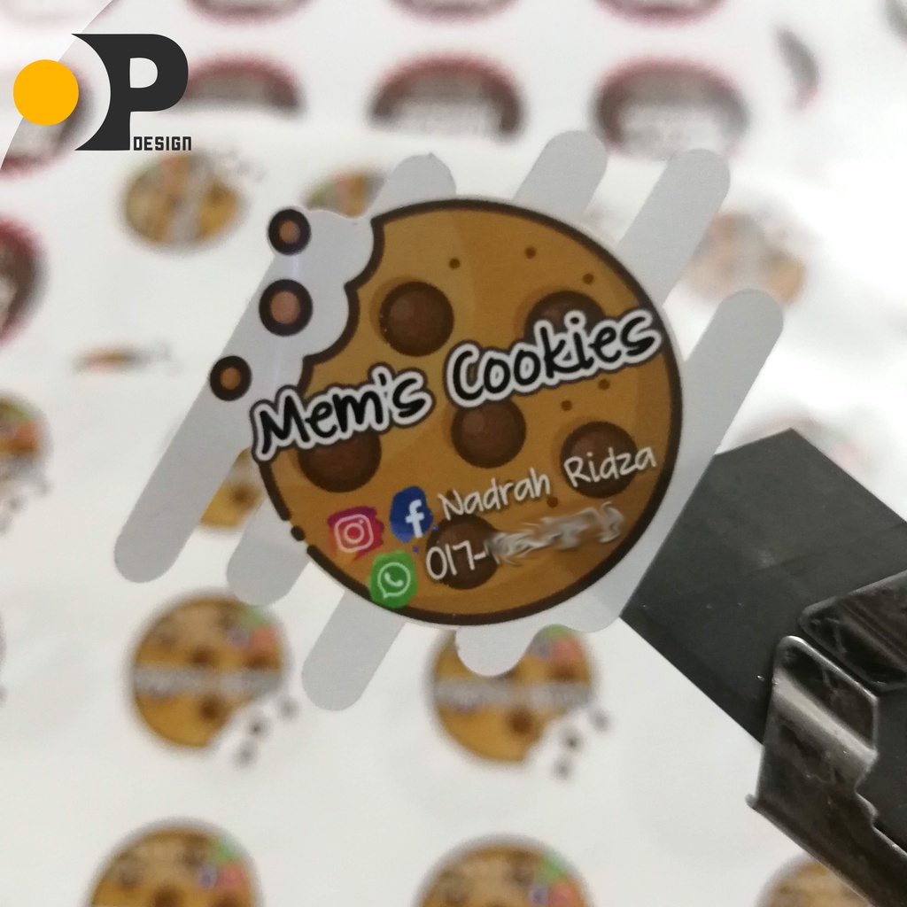 Custom Sticker Label | Shopee Malaysia