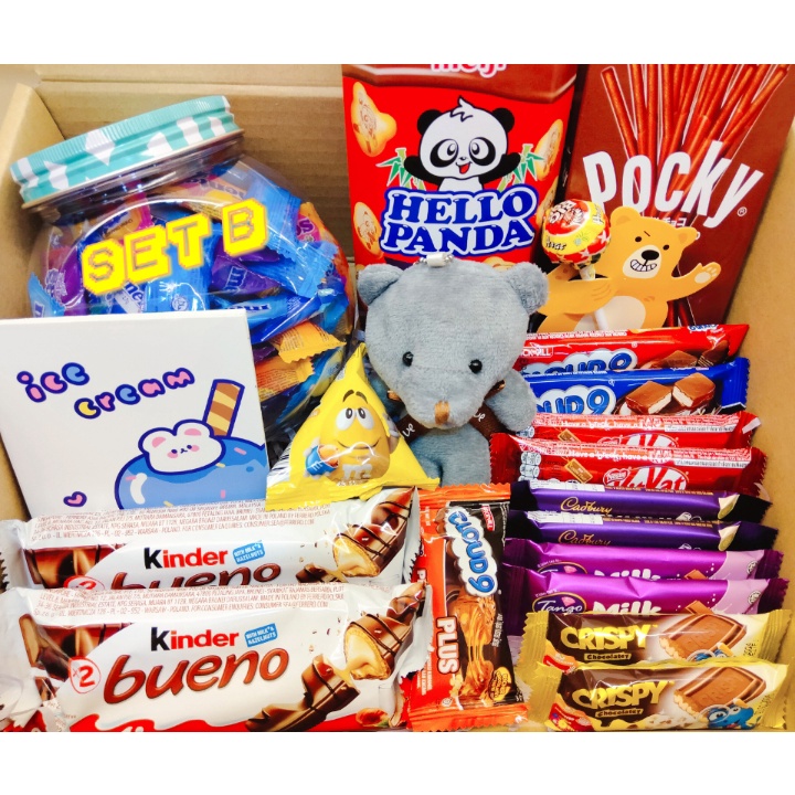 SURPRISE GIFT BOX CHOCOLATE BOX/SNACK BOX/SAMYANG RAMEN BOX BIRTHDAY ...