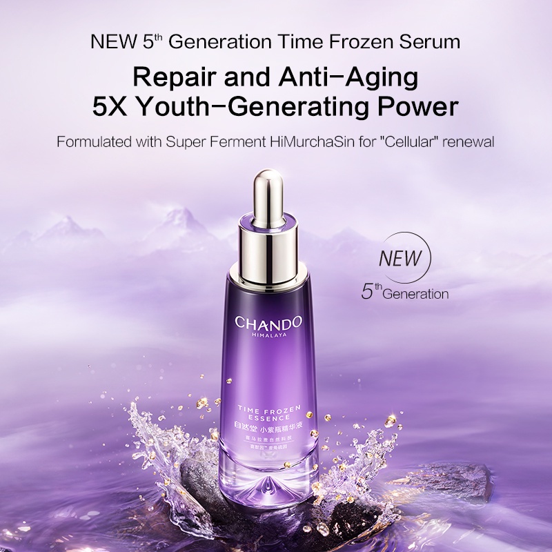 CHANDO Himalaya 自然堂 5th Generation Time Frozen Serum Anti aging ...