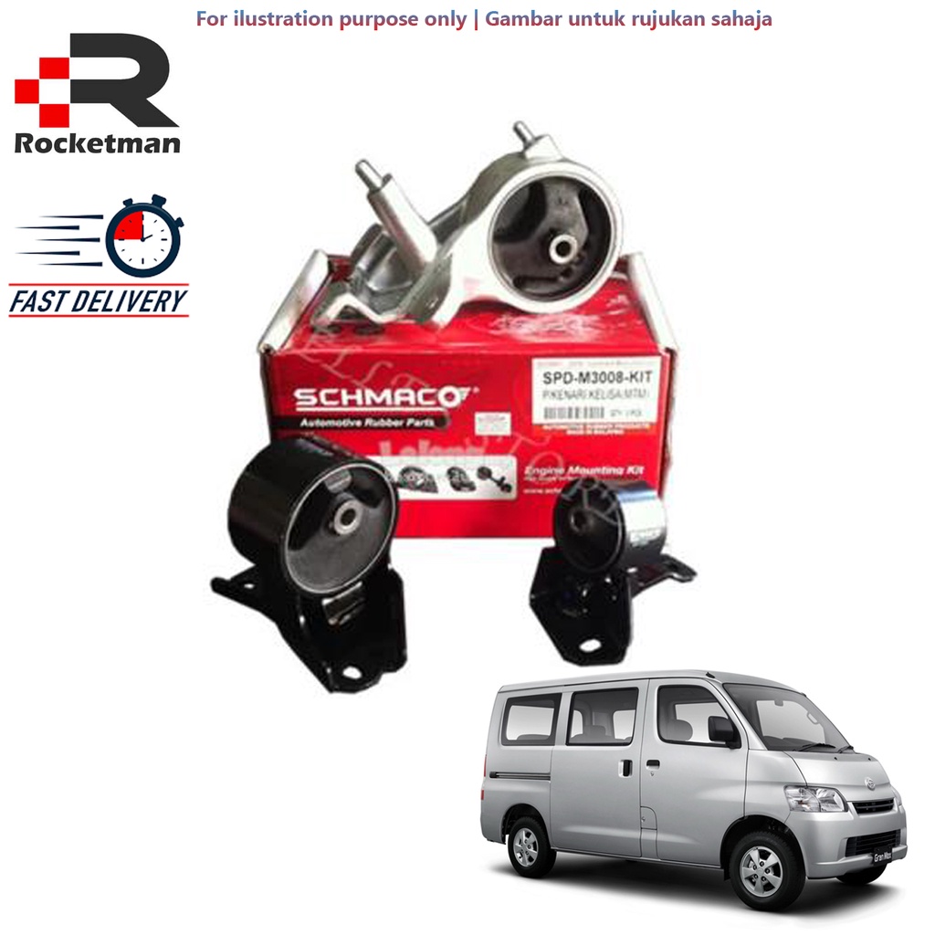 SCHMACO ENGINE MOUNTING SET DAIHATSU GRAN MAX S402 | Shopee Malaysia
