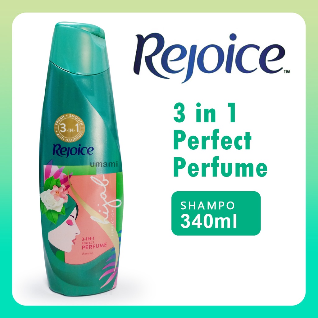 REJOICE | Hijab Shampoo 3 in 1 Perfect Perfume (340ml) | Shopee Malaysia