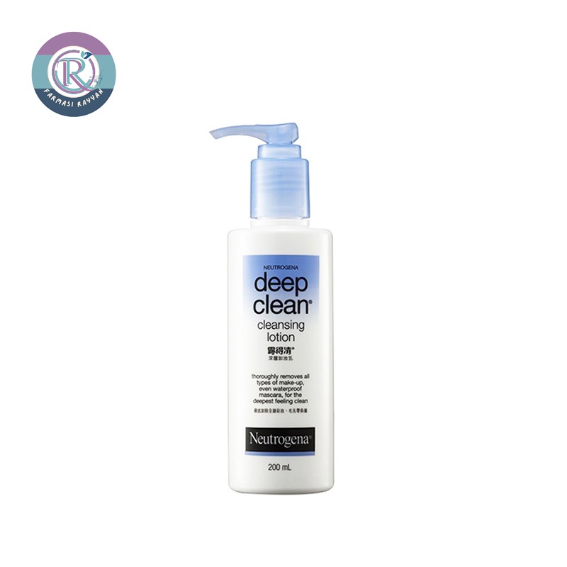 Neutrogena Deep Clean Cleansing Lotion 200ml | Shopee Malaysia