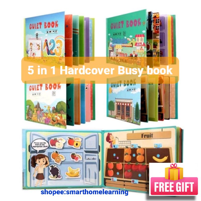 Busy book Quiet book for kids 2 year Montessori Educational toys for 2 ...