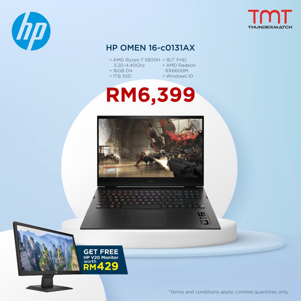 HP OMEN Gaming 16 (AMD) Price in Malaysia & Specs - RM6499 | TechNave