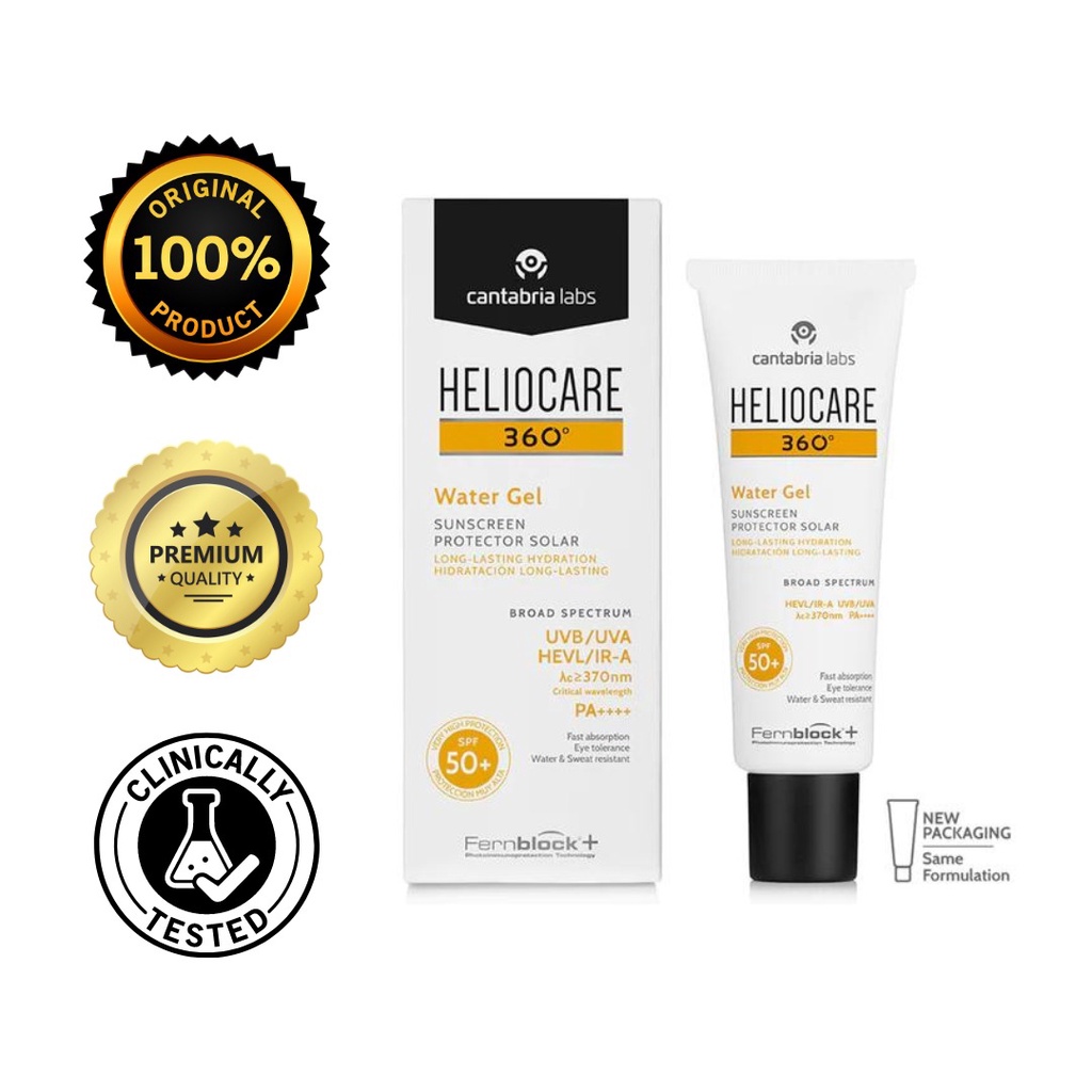 SUNCREEN/SUNBLOCK Heliocare 360 Water Gel /ALL SKIN TYPE/ULTRA-LIGHT ...
