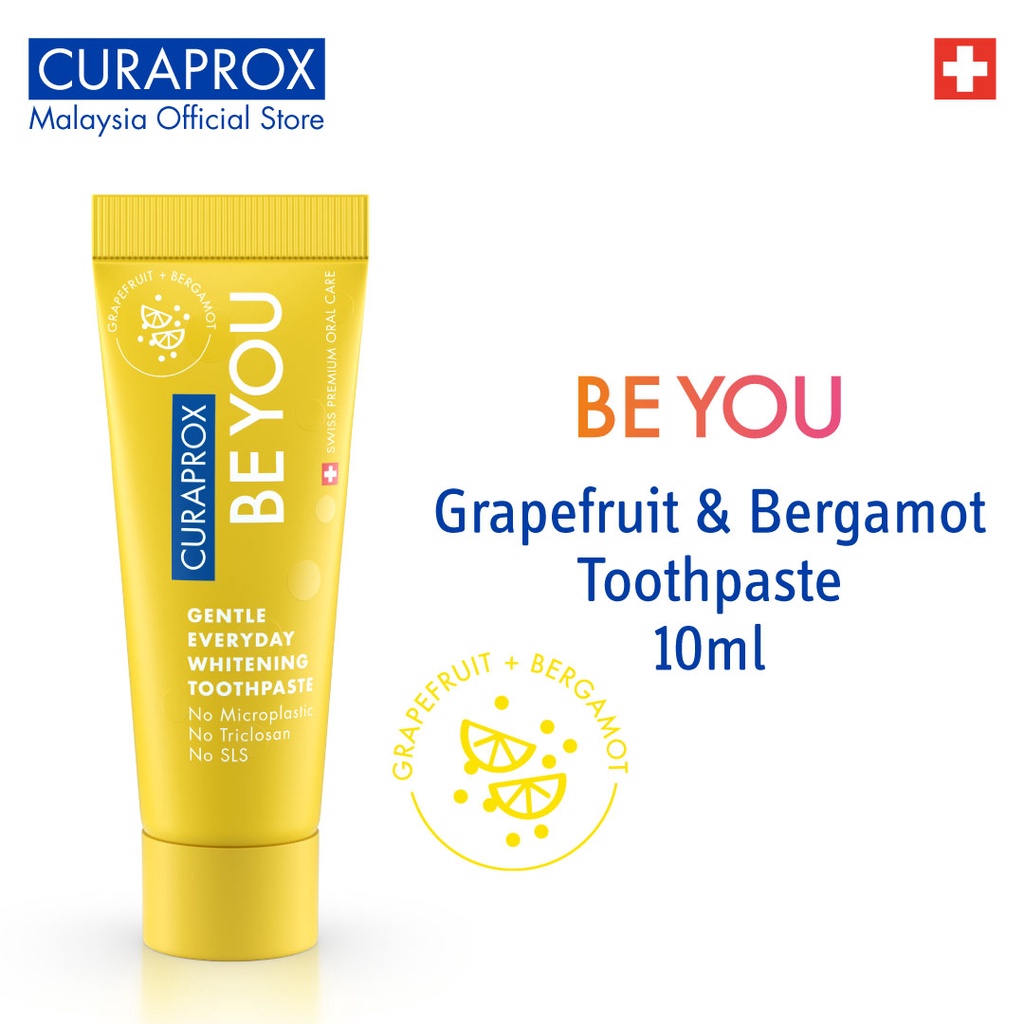 CURAPROX Be You Toothpaste - Grapefruit & Bergamot (10ml) | Shopee Malaysia
