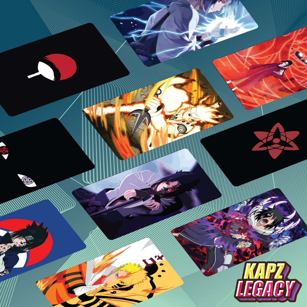 KapzLegacy Naruto Shippuden Boruto Sticker Card Cover Skin Access Touch ...