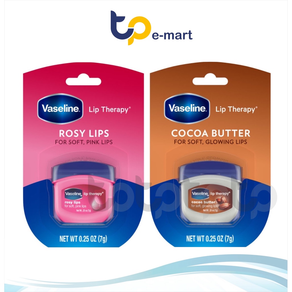 Vaseline Lip Therapy Rosy Mini 7g / Cocoa Butter Mini 7g | Shopee Malaysia