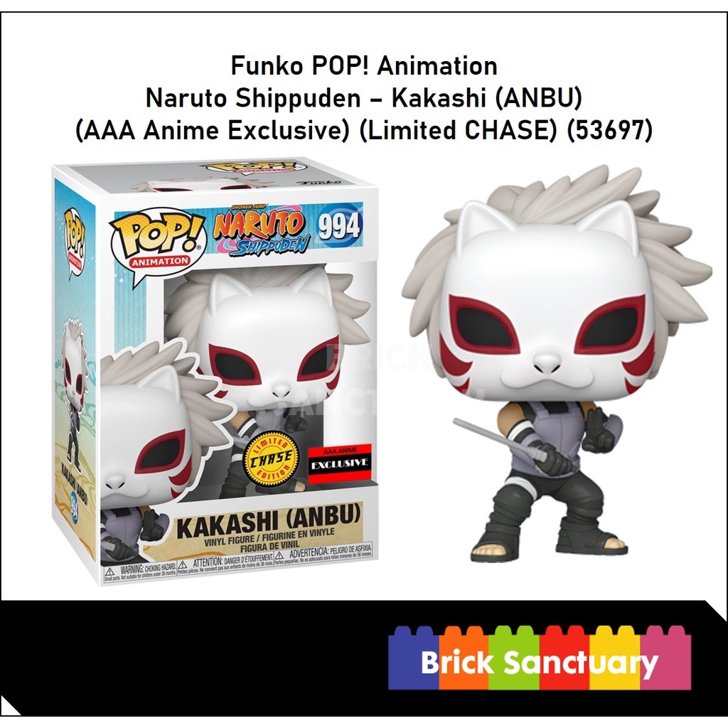 FUNKO POP! Animation : Naruto Shippuden - Kakashi (ANBU) (AAA Anime ...