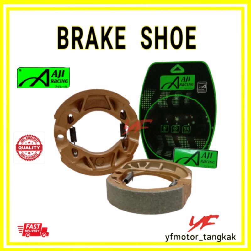 AJI RACING BRAKE SHOE HEAVY DUTY LC135 SRL EX5 W125 WAVE REAR BREAK PAD ...