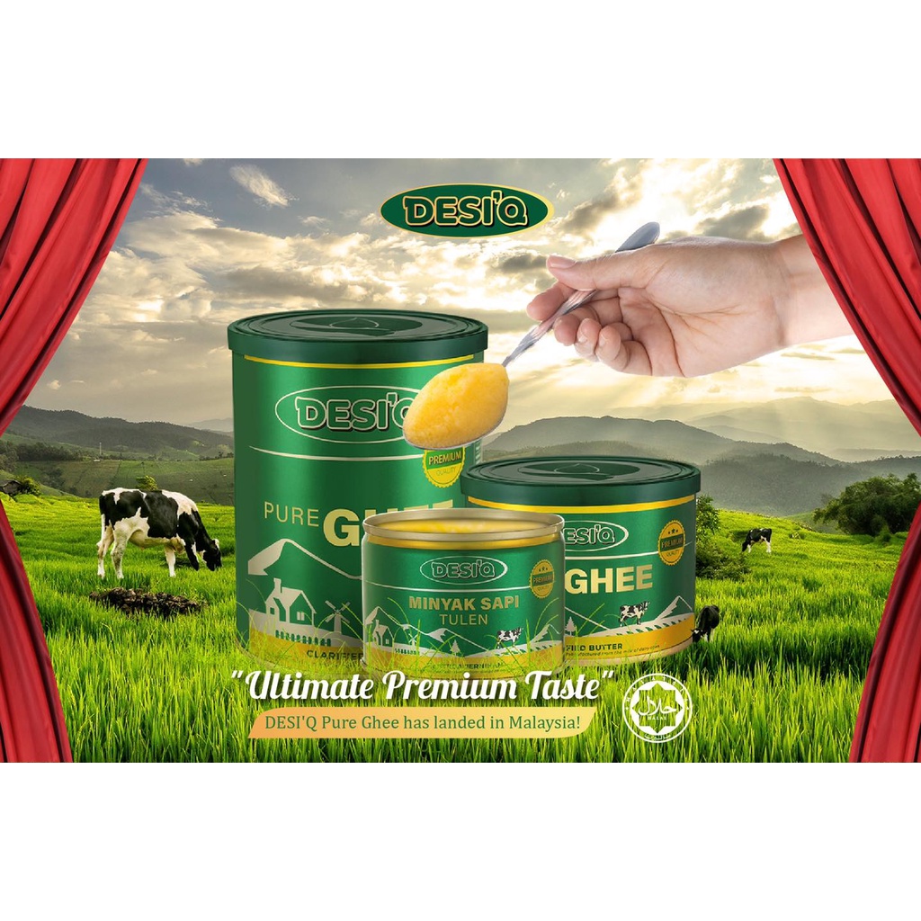 [100% Original & Organic] DESI'Q Pure Ghee / Minyak Sapi Tulen Desi'Q ...
