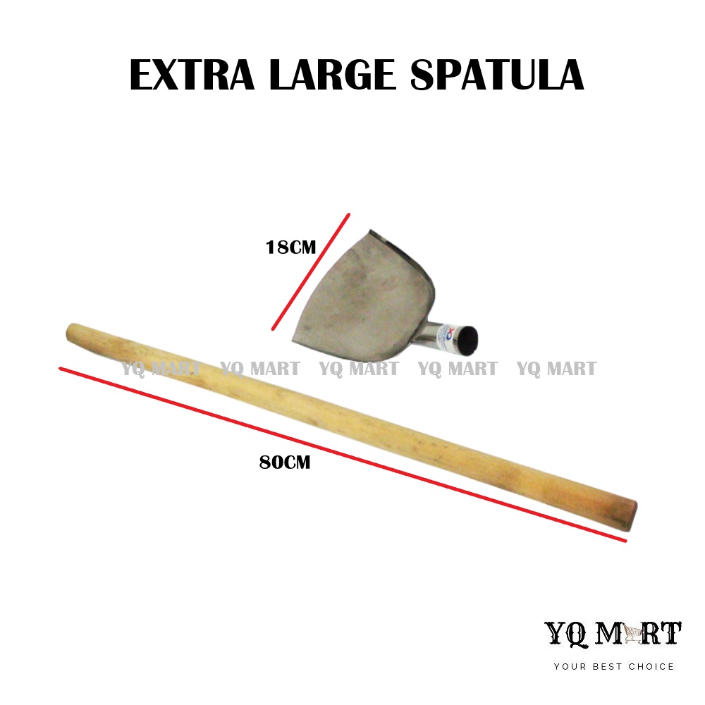Extra Large Spatula/7" Spatula/Thick 80CM Handle/ Sudip Besar/ Sudip ...