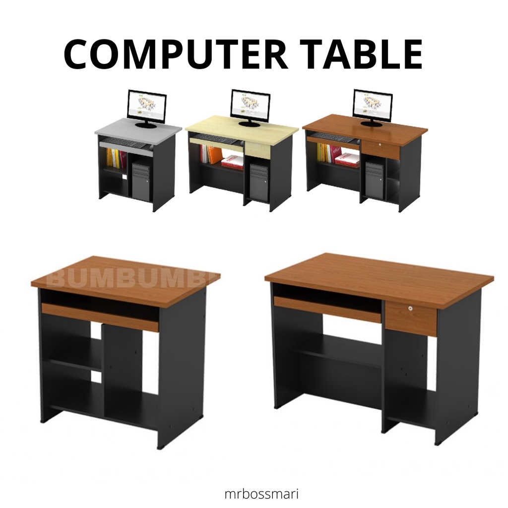 BUMBUMBEE Computer Table Study Table/ Meja Tulis / Meja / Komputer ...