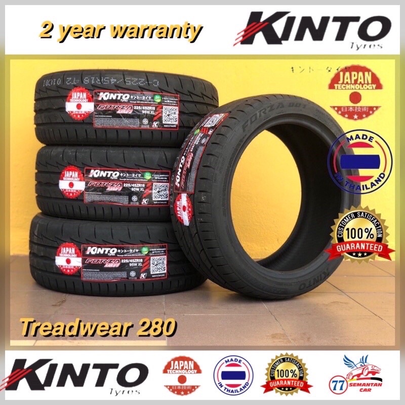 kinto tayar Forza kinto tayar Forza 001 195 50 15 195 55 15 205 45 17 215 45 17 225 45 18 ...