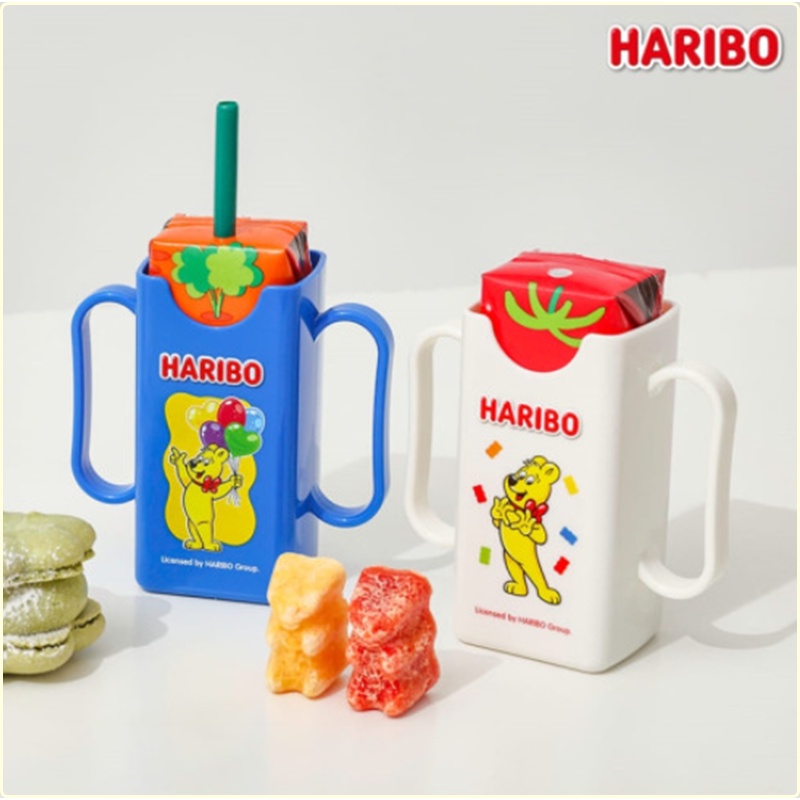 [Made in Korea] HARIBO Prevent Squeezes Folding Drink Holder Milk Fruit ...