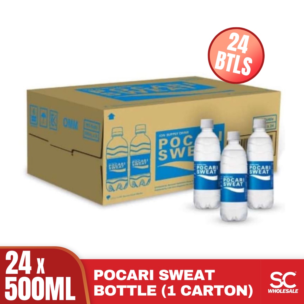Otsuka Pocari Sweat Botol Minuman Isotonik 500ml x 24 Bottle | Shopee ...