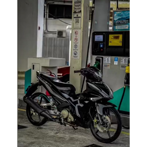 COVERSET Y15 V1/V2 CUSTOM MX KING VIETNAM HITAM GREY 2022 METALLIC ...