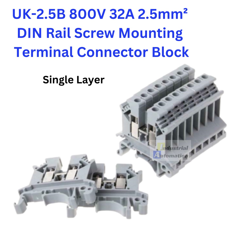 UK-2.5 Terminal Connector Blocks | Shopee Malaysia