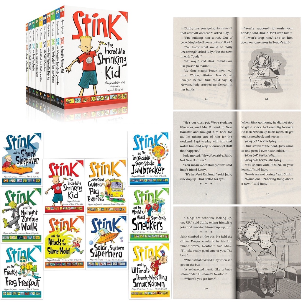 UK The Stink Collection 10 Books (Ready stock) | Shopee Malaysia