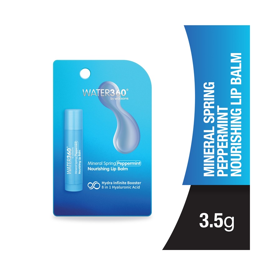 WATER360 BY WATSONS Mineral Spring Peppermint Nourishing Lip Balm 3.5g ...