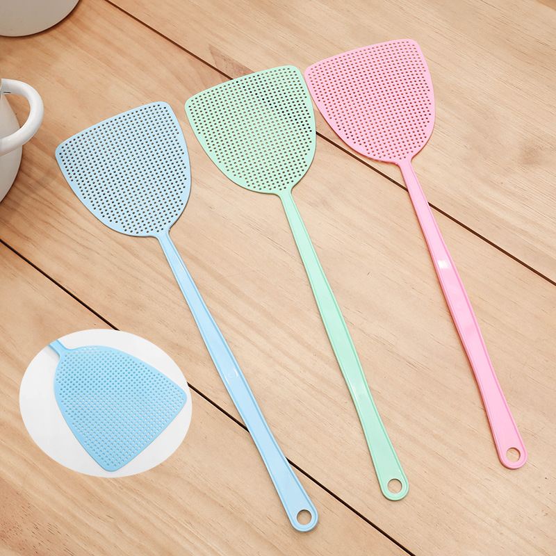 Mesh Mosquito Long Handled Mosquito Plastic Fly Swatter Fly Pad Alat ...