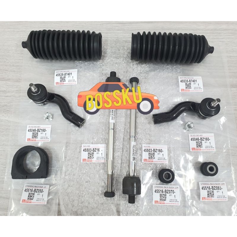 (STEERING BUSH SET/COVER/RACK END/TIE ROD) - PERODUA MYVI (2005 - 2011 ...