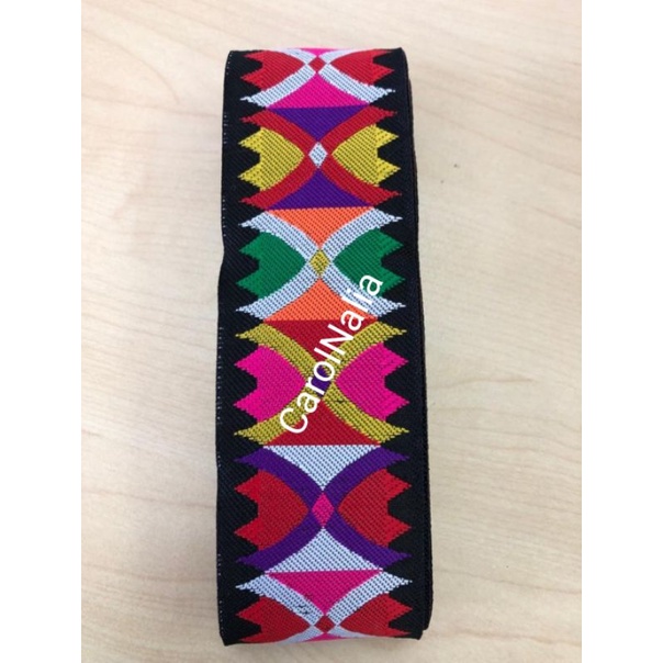 Renda penghias baju Tradisional moden/Corak motif Murut Nabai | Shopee ...