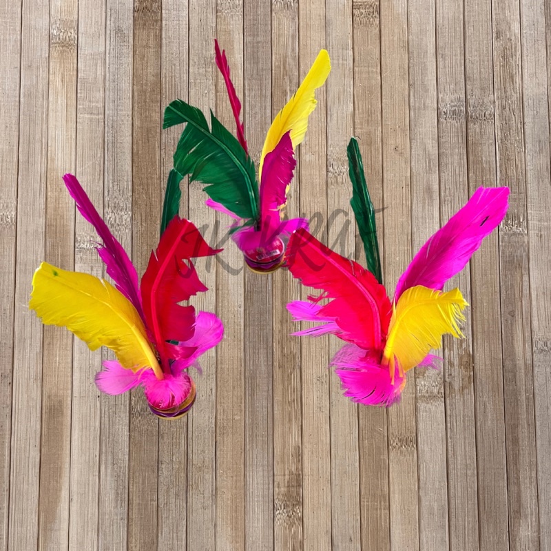 Chapteh / Sepak Bulu Ayam / Permainan Traditional | Shopee Malaysia