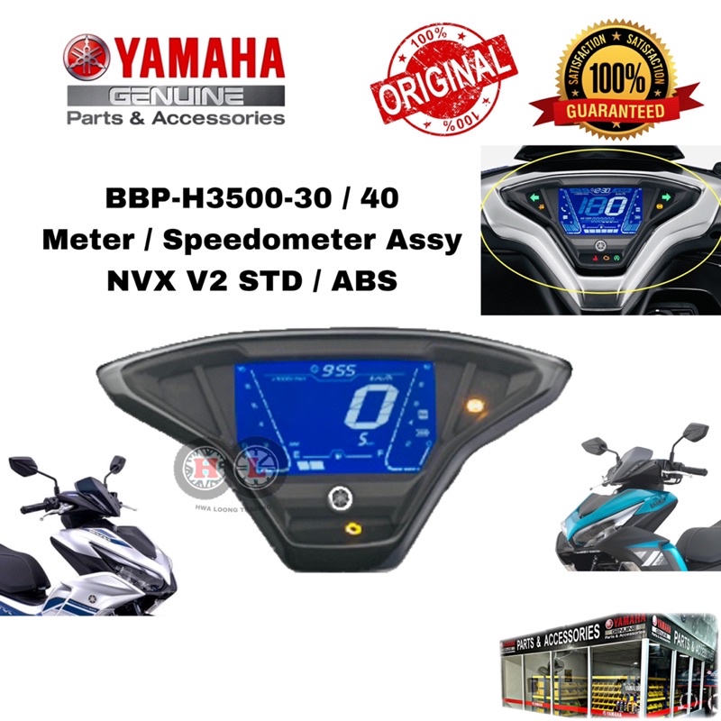YAMAHA METER ASSY NVX155 V2 ORIGINAL (BBP-H3500-30 / BBP-H3500-40 ...