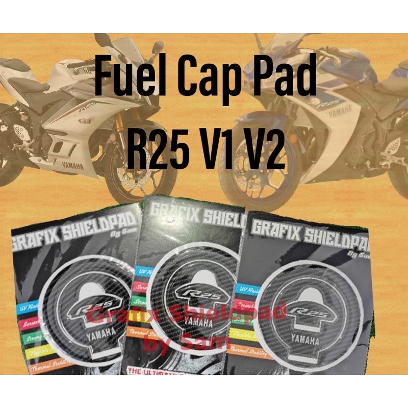 R25 V1 V2 V3 Fuel Pad Carbon look ! | Shopee Malaysia