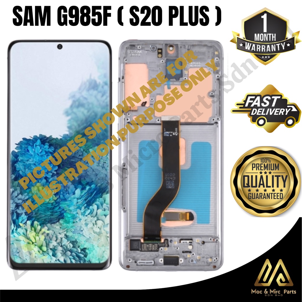 SAMSUNG G985F ( S20 PLUS ) ORIGINAL FULLSET LCD TOUCH DIGITIZER ...