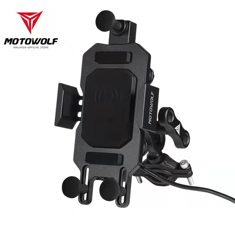 MOTOWOLF MDL2825C Phone Holder Wireless Charging | Shopee Malaysia